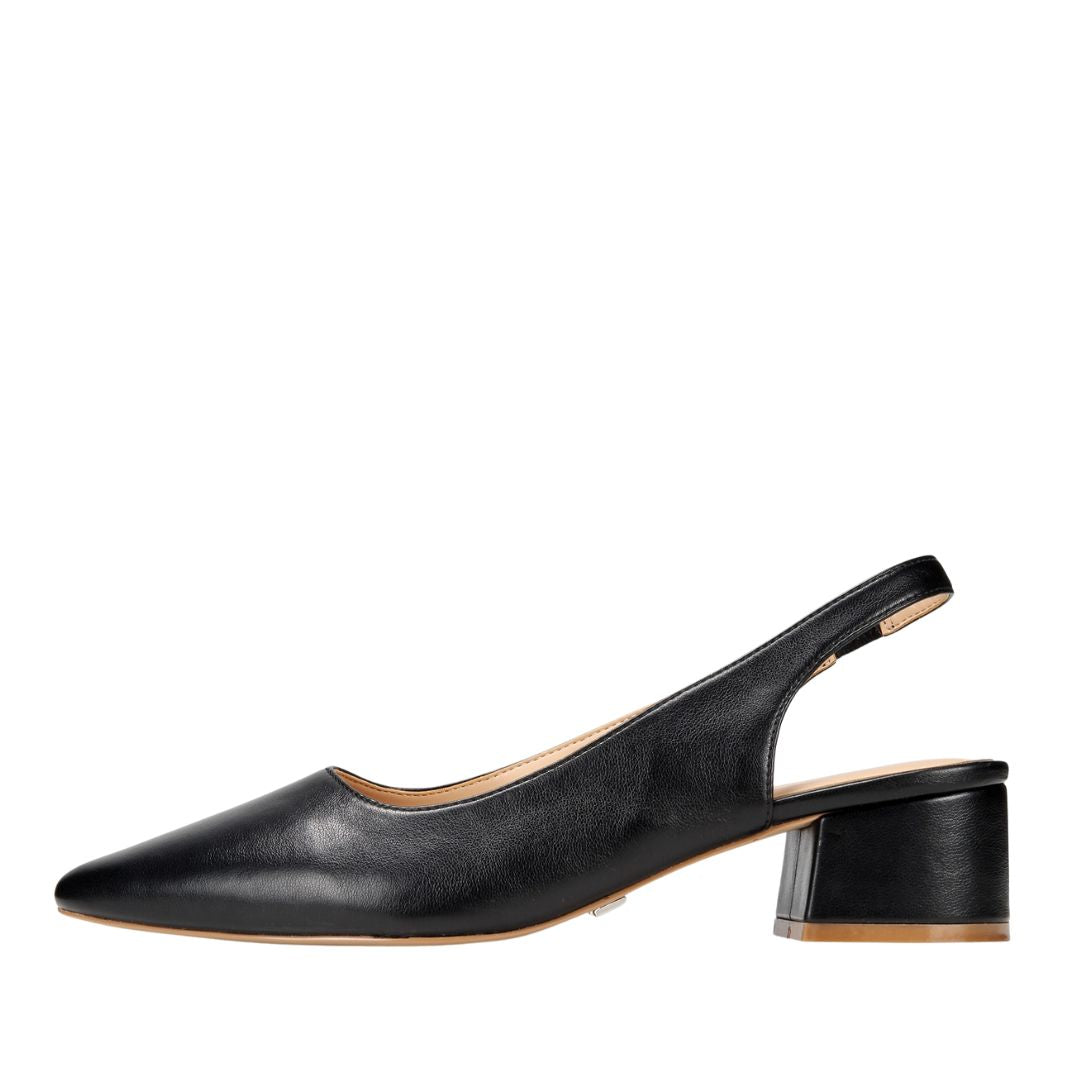 Evie Slingback Pump Black – Vaila Shoes